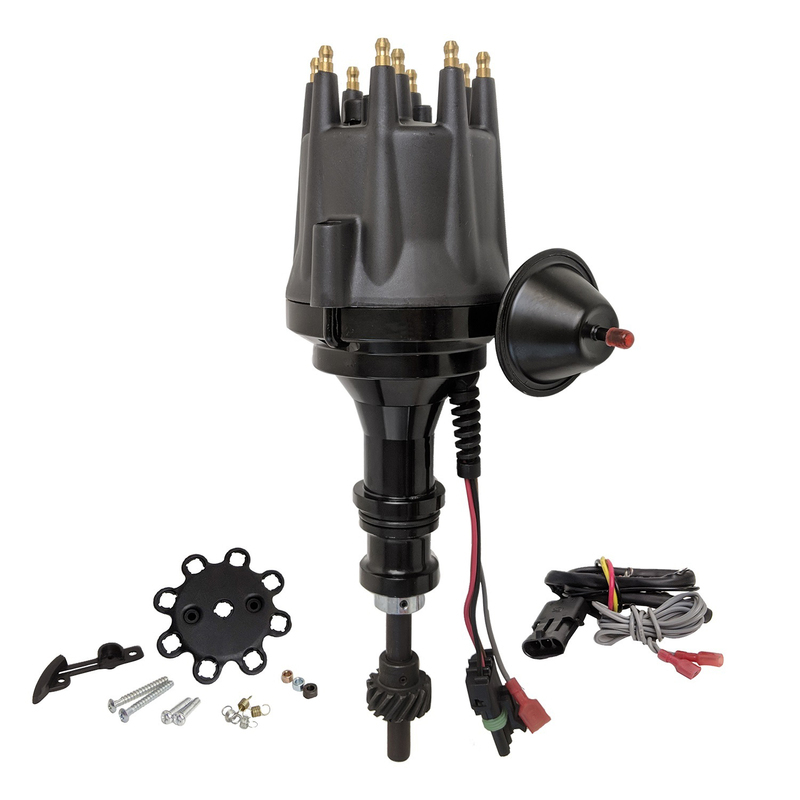 Proflow Distributor, Billet Black Ready-to-Run, Vacuum Advance, For ...